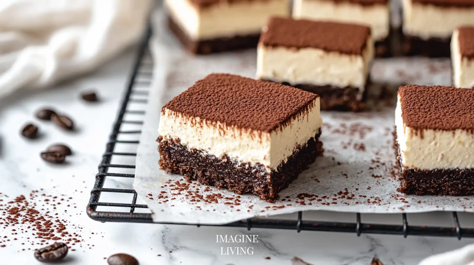 Layers of Love: Tiramisu Dessert Bars With Espresso Blondie Magic