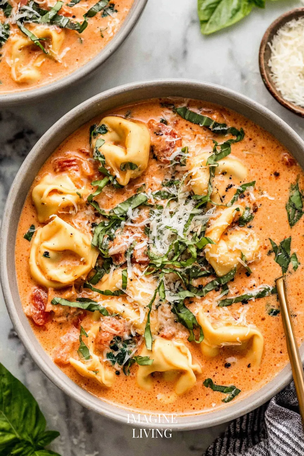 Comforting Creamy Tomato Tortellini Soup