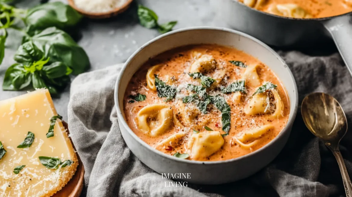 Comforting Creamy Tomato Tortellini Soup